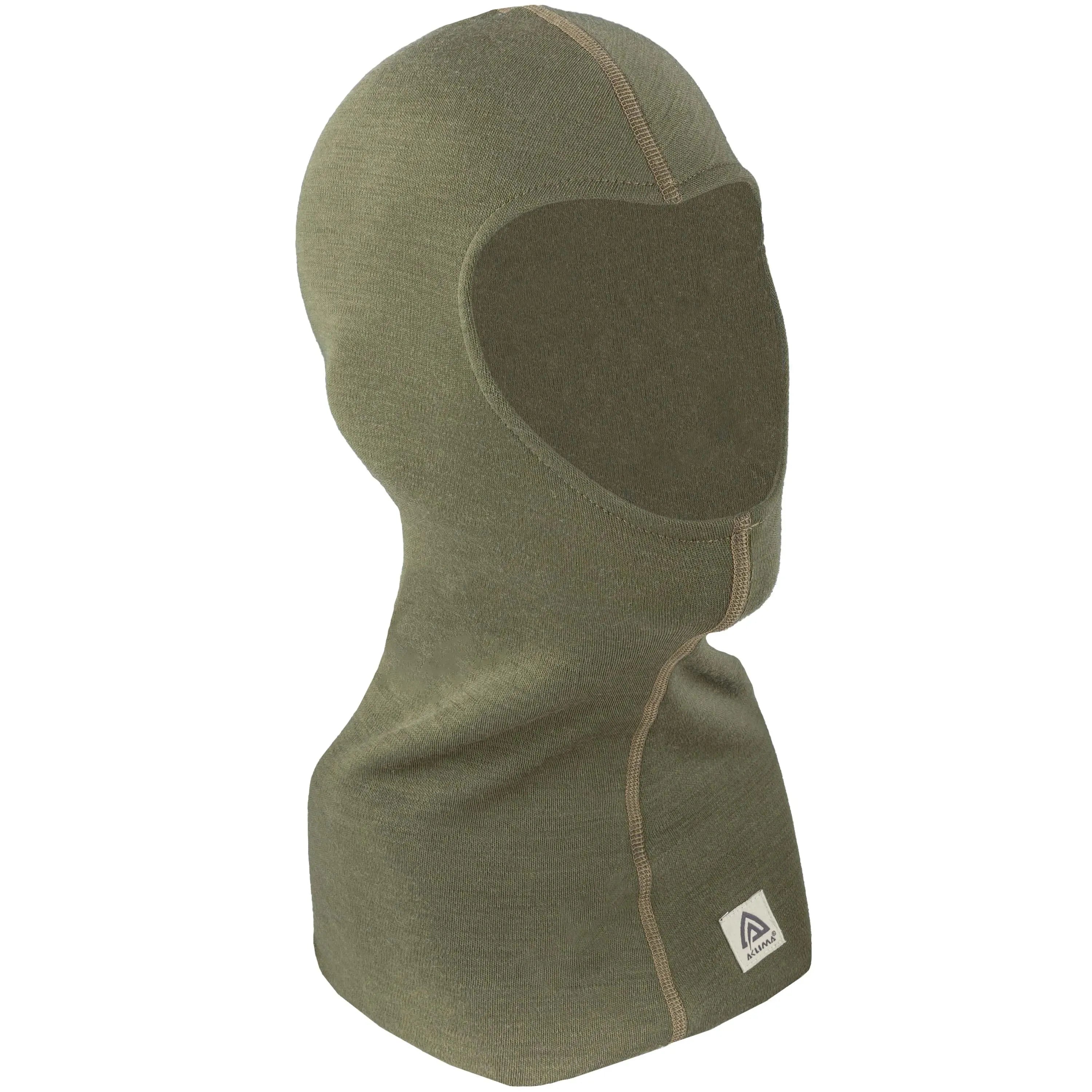 Aclima Balaclava WarmWool 2-Schichten olive night bei ASMC kaufen