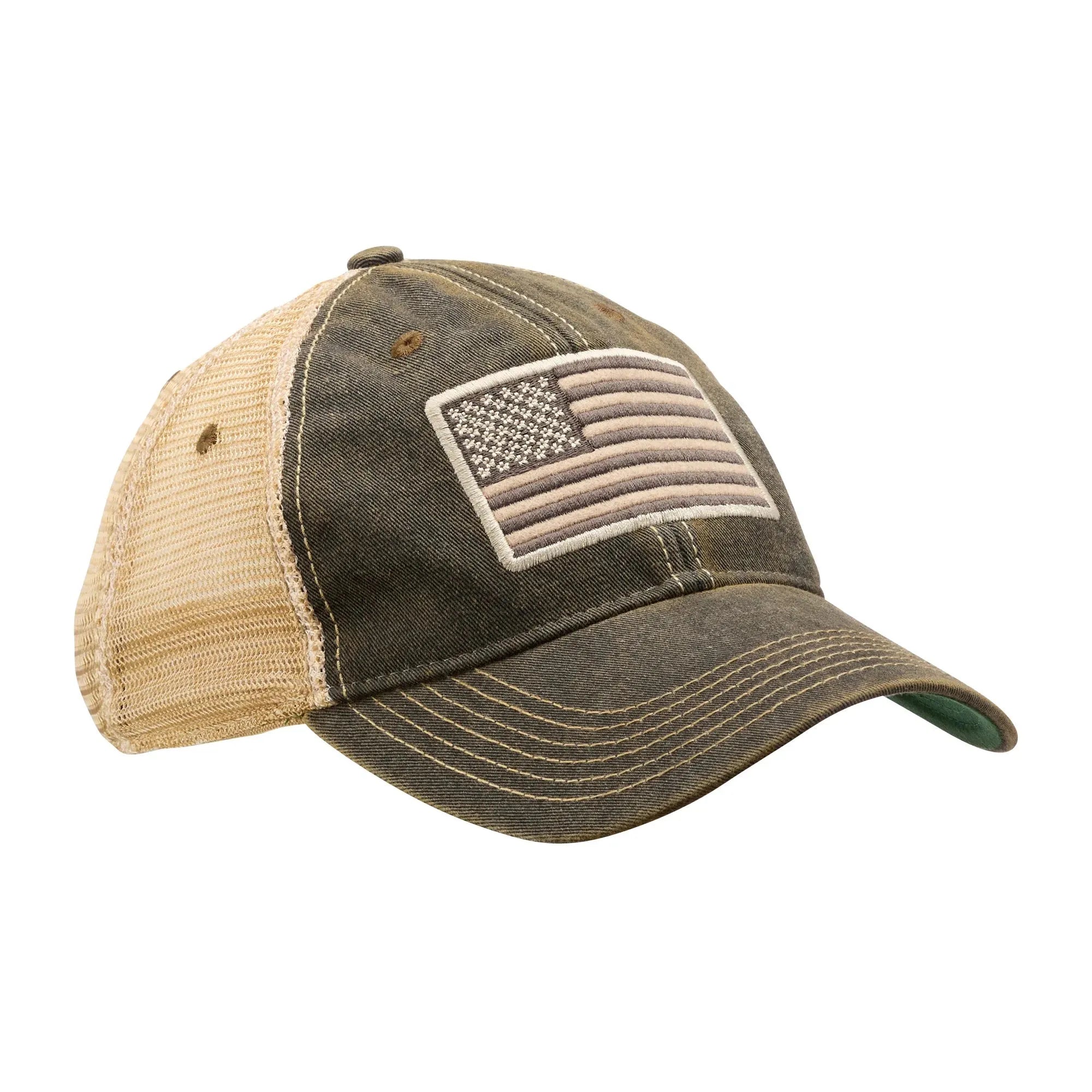 7.62 Design Cap Tactical US Flag Vintage Trucker Hat schwarz bei ASMC ...